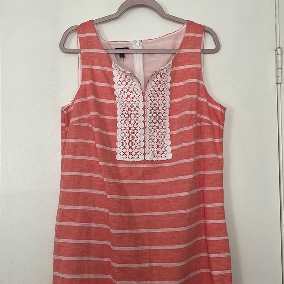 Talbots | Dresses | Talbots Linen Blend Dress Sz 4 | Poshmark